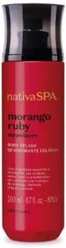 Body Splash Colônia Nativa Spa Morango Ruby 200Ml - Boticário - Body ...
