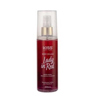 Body Splash Kiss Lady In Red 200ml - Body Splash e Body Spray ...