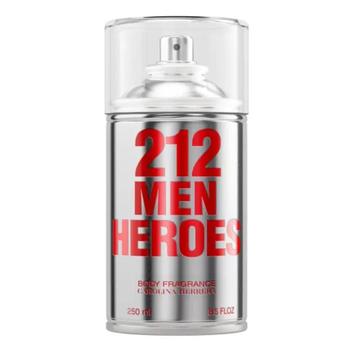 Body Spray 212 Men Heroes Carolina Herrera Masculino 250ml - Body ...