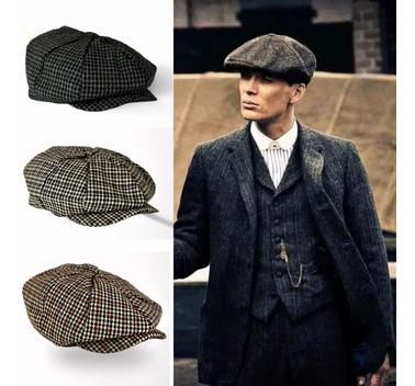 Boina Retrô Estilo Europeu Shelby Clássica Peaky Blinders - Bonés ...