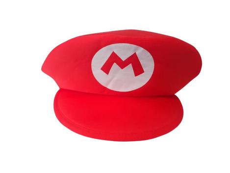 Boina Super Mário Bross Fantasia Cosplay Vermelha - Lynx Produções ...