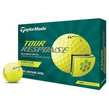 Bola De Golfe Taylormade Tour Response Amarelo 12 Unidades - Bola de ...