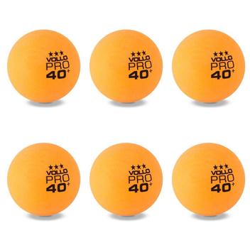 Bola de Ping Pong Tenis de Mesa Kit C/6 Bolas 3 Estrelas Laranja Vollo - Bolinha de Ping Pong ...