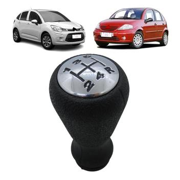 Bola Manopla Alavanca de Câmbio Citroen C3 2003-2012 Cromada - Felux ...