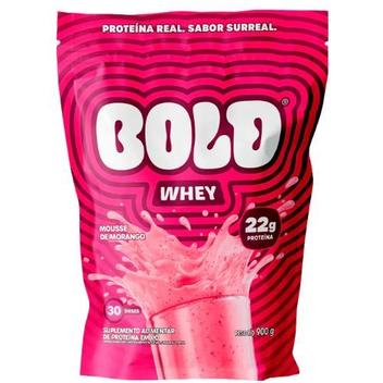 Bold Whey Mousse de Morango 900g - Whey Protein - Magazine Luiza