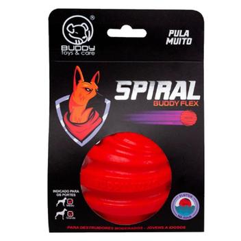 Bolinha de Brinquedo Pet p/ Cachorro Buddy Toys Spiral Flex - Bolinha ...