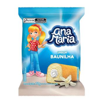 Bolinho Ana Maria Sabor Baunilha Pacote 70g - Bolo / Bolinho / Mini ...