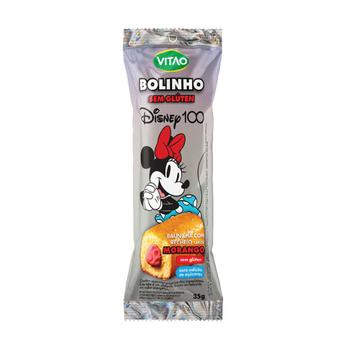 Bolinho Disney De Baunilha Recheio De Morango Sem Açúcar 35g Vitao ...