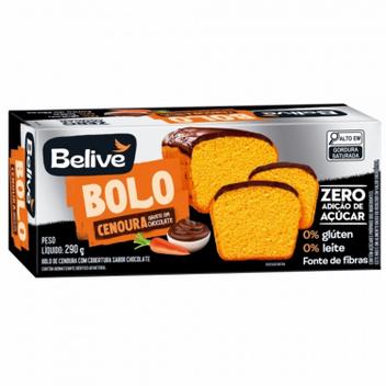 Bolo de Cenoura c/ Chocolate S/ Gluten BELIVE 290g - Bolo / Bolinho ...