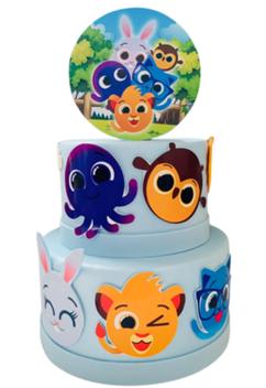 Bolo Fake Bolofofos Azul - Catavento Festa dos Sonhos - Bolo / Bolinho ...