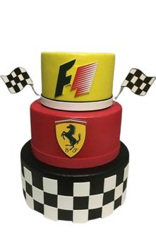 Bolo Fake Formula 1 - 3 Andares - Catavento - Formas e Assadeiras ...