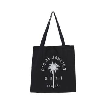 Bolsa Ecobag 100% algodão Black Estampa +55 21 - CARIOCA MAIS - Sacola Ecológica / Ecobag ...