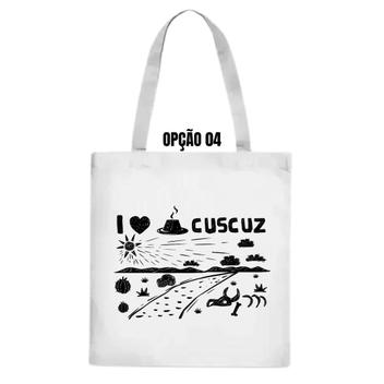 Bolsa Ecobag Xilogravura Eu Amo Cuscuz Bom Demais Nordeste - LARANJA E MIMOS - Sacola Ecológica ...