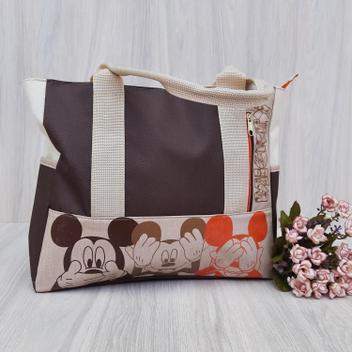 Bolsa Feminina Minnie ou Mickey Várias Cores Linda e Estilosa - Minnie ...
