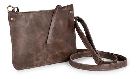 Bolsa Feminina Pequena Tiracolo Couro legitimo basica - ello griff ...