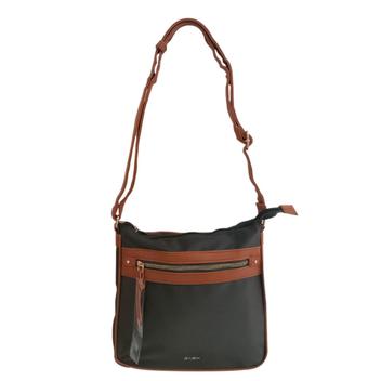 Bolsa Feminina Transversal Sintético Bolsos Laterais Zíper - Gash ...