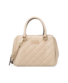 Bolsa Guess Gwyn Satchel Bege - Bolsas - Magazine Luiza