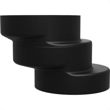 Bolsa Para Vaso Astra Excentrica Plastica Preta Bs12/As - Marca não ...