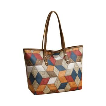 Bolsa Tote Feminina De Grande Capacidade, Bolsa De Ombro Transversal ...