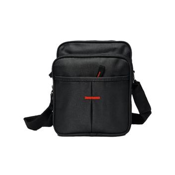Bolsa Transversal Shoulder Bag Masculina Mochila Impermeável Preta ...