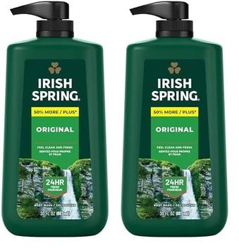 Bomba de 900 ml para sabonete corporal Irish Spring Original Clean para ...