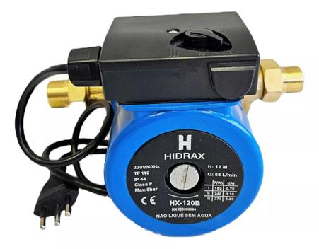 Bomba Pressurizadora De Água 12mca 3500l/h Corpo Bronze 220v - Hidrax ...