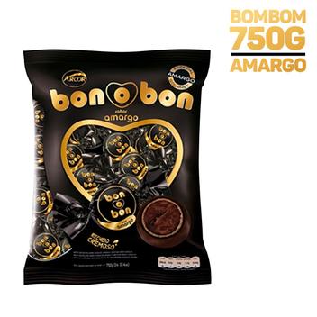 Bombom Bonobon Chocolate Amargo Recheio Cremoso 50 Unidades - Arcor ...