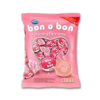 Bombom Bonobon Morango e Creme 750g - Arcor - Bombom - Magazine Luiza