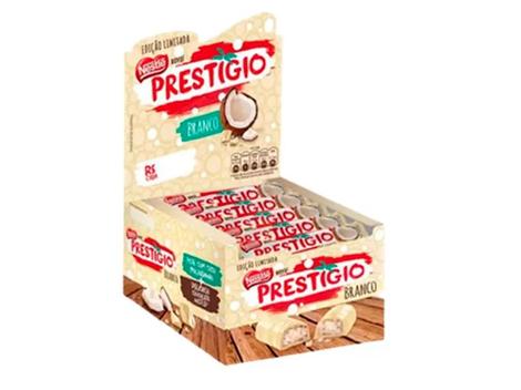 Bombom de Chocolate Prestígio Coco com Chocolate Branco 33g Caixa com 30 Unidades Nestlé ...