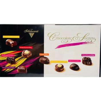 Bombons de Chocolate Secrets ao Leite com Recheio Sortidos Solidarnosc ...