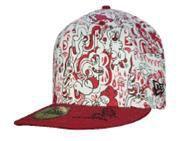 Bone 5950 branded aba reta verm vivo new era - Boné Esportivo ...