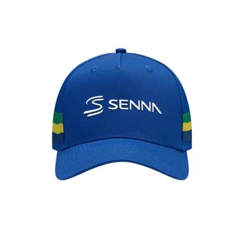 Boné Ayrton Senna Stripe Azul Oficial Edição Especial - Boné - Magazine ...