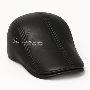 Boné Boina Masculina Italiana Estilo Artista em Material Sintético ...