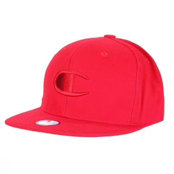 Boné Champion Snapback Bb Big C Hat Aba Reta Vermelho - Boné - Magazine ...