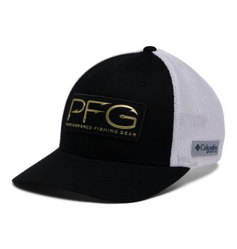 Boné Columbia PFG Mesh Hooks preto/dourado tamanho L/XL - Boné ...