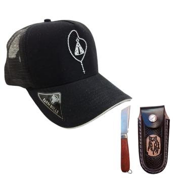 Boné Com Desenho Nossa Senhora + Bainha De Couro - Selaria Filimar ...