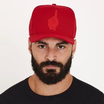 Boné Dedo Aveludado Vermelho - Buh - Boné - Magazine Luiza