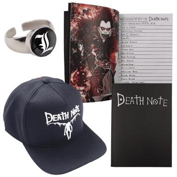 Bone L Death Note Anel Anime Colecionavel Kira Ryuk Manga - Boné ...