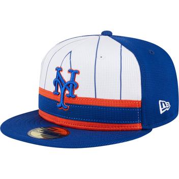 Bone New Era 59FIFTY Fitted Batting Practice 2025 MLB New York Mets ...