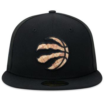 Bone New Era 59FIFTY Fitted NBA Toronto Raptors Back to Black - Boné ...