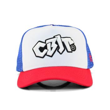 Boné Trucker Charlie Brown Jr Azul Original Skate Aba Curva - QIX ...