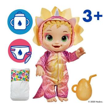 Boneca Baby Alive Dino Cuties Loira - Hasbro F0933 - Boneca Baby Alive ...