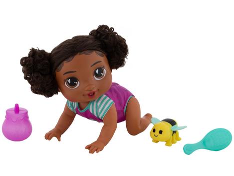 Boneca Baby Alive Engatinha e Brinca Tilly Tinker - com Pente Mamadeira ...