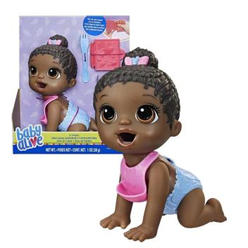 Boneca Baby Alive Hora Da Papinha Com Acessórios Negra F2619 - Hasbro ...
