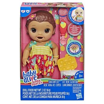 Boneca Baby Alive Lanchinhos Divertidos Morena Hasbro - Boneca Baby ...