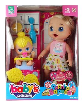 Boneca Baby's Collection Papinha Sapeca - Super Toys 407 - Bonecas ...