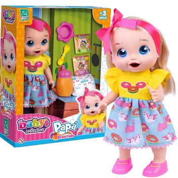 Boneca Babys Collection Papá Divertido - Super Toys - Supertoys ...