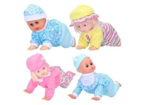 Boneca Babys Funny Bebê Engatinha Fala Canta Ri Toca Música - Baby Toys ...