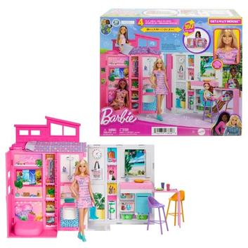 Boneca Barbie Fashion Casa de Férias 360 - Nova Casa Glam Com Boneca e ...