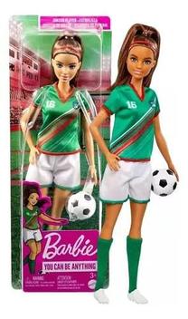 Boneca Barbie Morena Atleta Jogadora De Futebol - Mattel Hcn18 - Boneca ...